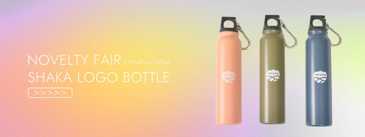 NOVELTY FAIR - SHAKA LOGO BOTTLE｜SHAKA(シャカ)公式オンラインストア